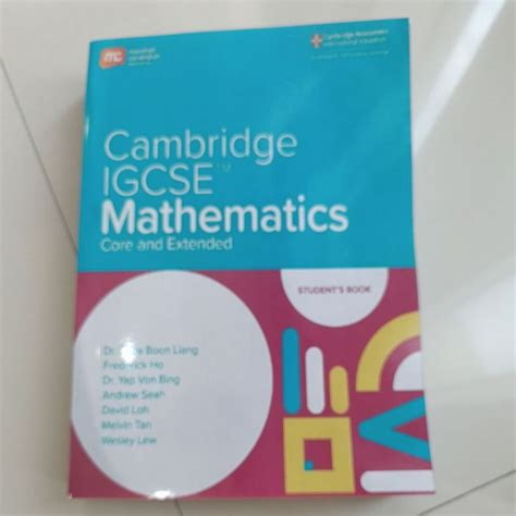 Jual Cambridge Igcse Mathematics Core And Extended Shopee Indonesia
