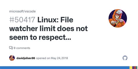 linux file watcher limit does not seem to respect excluded folders