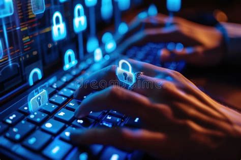 Cyber Security Expert Working On Project To Protect Network Data From