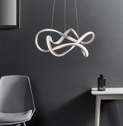 Endon Synergy Dimmable Led 63cm Pendant Ceiling Light White 81893