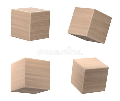 3d Wood Cube Block Realistic Vector For Word Game Stock Vector Illustration Of Wooden Game
