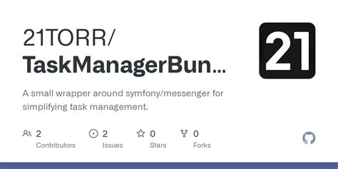 Github 21torrtaskmanagerbundle A Small Wrapper Around Symfony