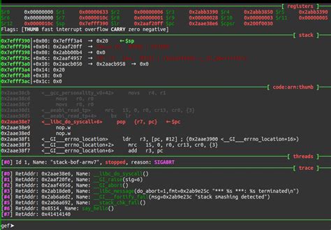 Context GEF GDB Enhanced Features Documentation