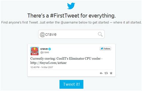 Find Your First Tweet Twitter Opens Archive For Its Birthday Cnet