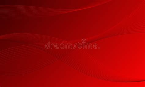Red Business Lines Wave Curves Smooth Gradient Abstract Background Stock Illustration