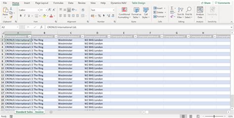 07 Save Report Dataset To Excel Business Central Web Client