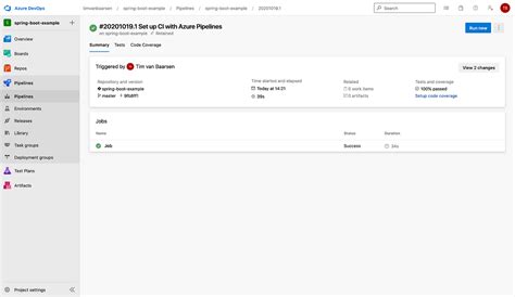 build your spring boot project using azure pipelines in azure devops