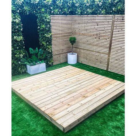 Cheap 1 8m X 2 4m Decking Kit Savoy Timber
