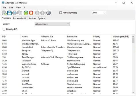 Manage Running Processes And Services With Alternate Task Manager