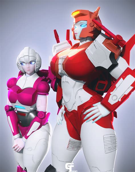 Rule 34 2girls 3d Arcee Arcee G1 Autobot Breast Envy Cybertronian Elita 1 Elita One Female