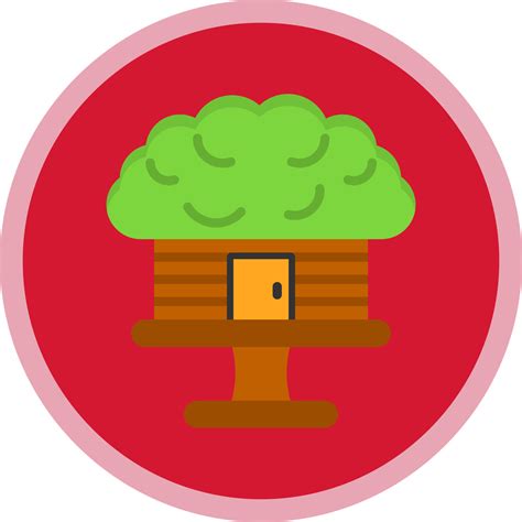 Tree House Vector Icon 19624716 Vector Art At Vecteezy
