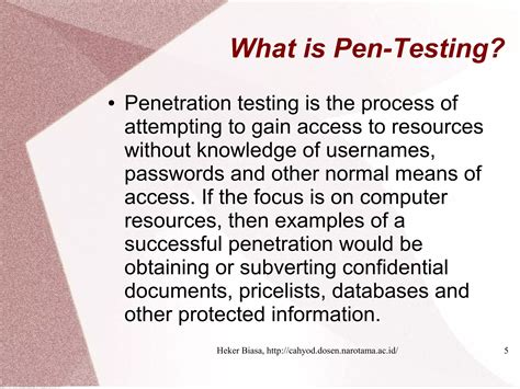 Pen Test Methodology Odp