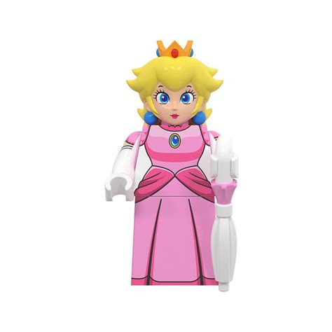 Princess Peach Minifigures Compatible Lego The Super Mario Bros Movie Minifigure