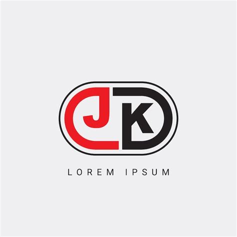 Premium Vector Jk Or Kj Letter Initial Logo Design Vector Template