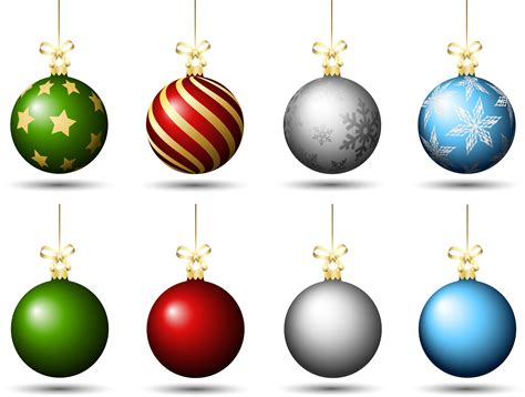 Christmas Baubles 236742 Vector Art At Vecteezy