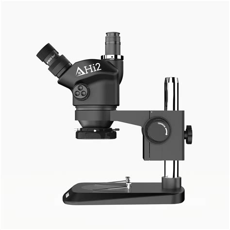 Microscópio Trinocular Simul Focal Hi2 Hi 37050 7x 50x Com Lâmpada Led 99fix Rf4025 Câmera