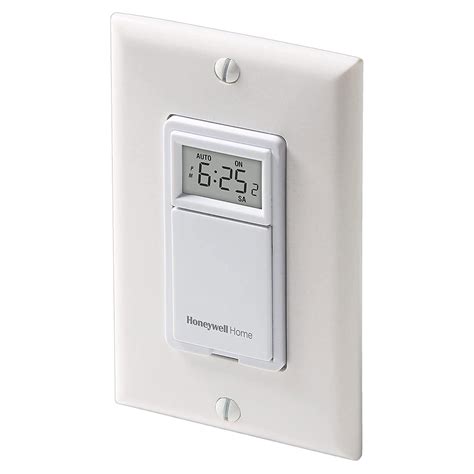 Honeywell Programmable Light Switch Timer For Lights RPLS530A White