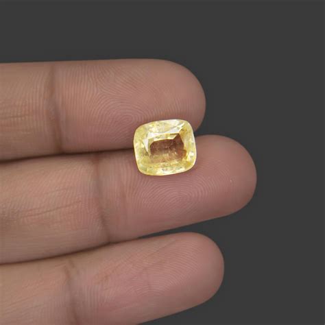 Ceylon Unheated Untreated Yellow Sapphire Pukhraj Of Sri Lanka
