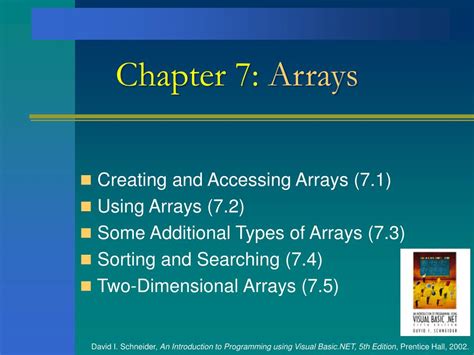 Ppt Chapter 7 Arrays Powerpoint Presentation Free Download Id3987219