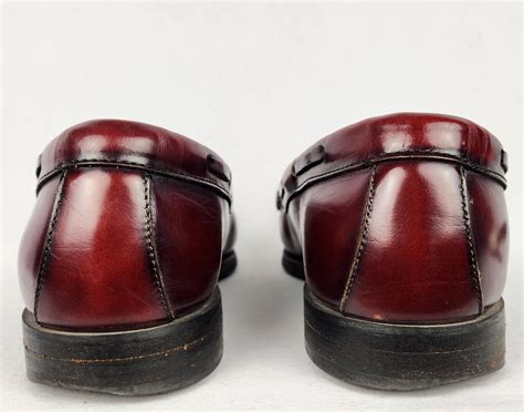 Gh Bass Mens Weejuns Layton Leather Kiltie Tassel Bur Gem