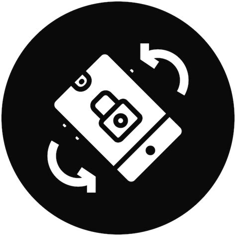 Premium Vector Screen Lock Rotation Vector Icon Illustration Of