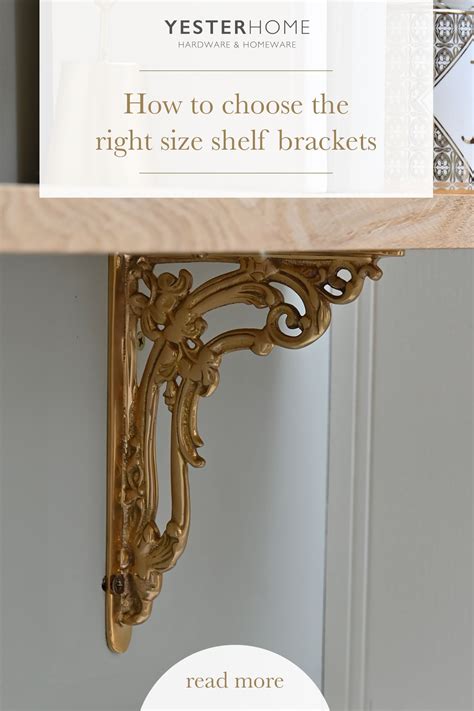 Shelf Bracket Size Guide