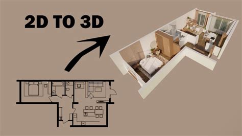 Convert 2d To 3d Floor Plan By Dzohilia Fiverr