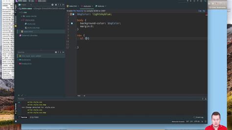 Sass Intro S01e07 Sass Nesting Youtube