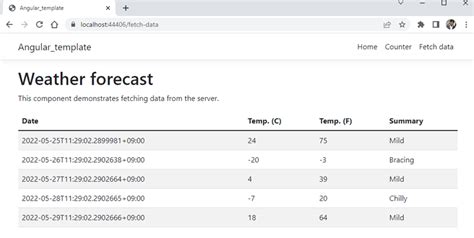 Easy To Learn Net 60 And Angular Getting Started Angular Template