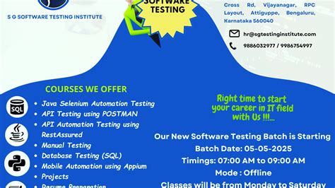 S G Software Testing Institute Sgsoftwaretestinginstitute
