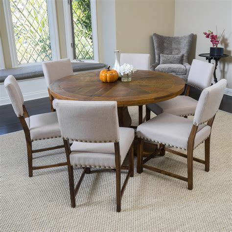 Decorating A Home With A Modern Farmhouse Round Dining Table Table