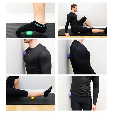 Badu Bg 6 3 см масажна топка за лакрос гумена камуфлажна йога ролка за мускулен масаж