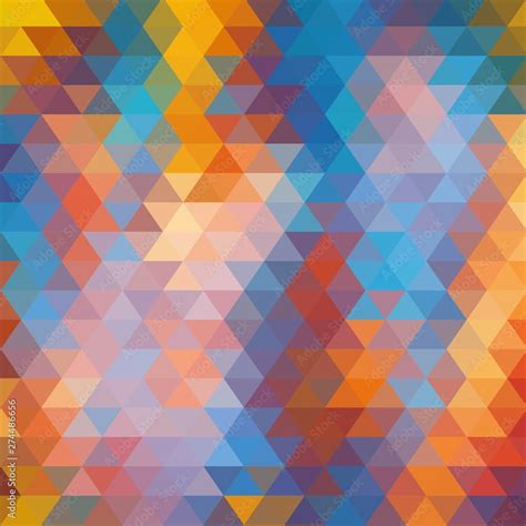 Vector Abstract Irregular Polygon Background With A Triangular Pattern