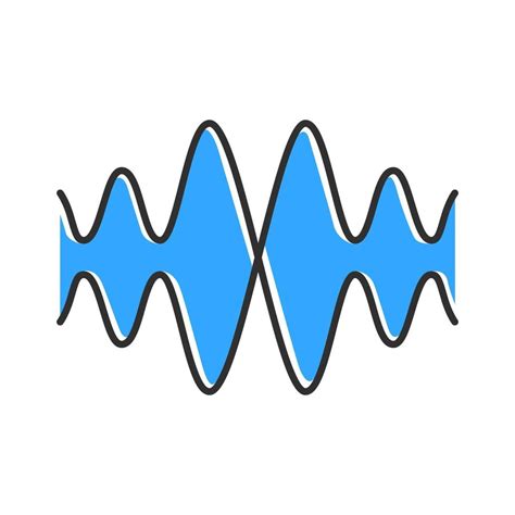 Sound Audio Wave Color Icon Vibration Noise Amplitude Music Rhythm Frequency Radio Signal