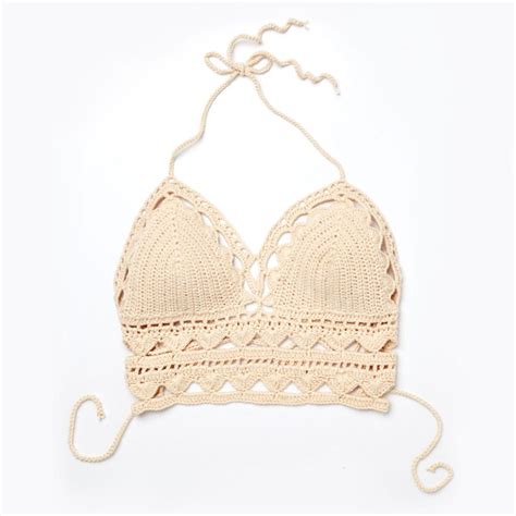 Crochet Bustier Top Pattern Boho Festival Bralette Pdf Download Us