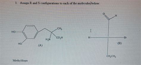 Solved Assign R And S Configurations To Each Of The Chegg