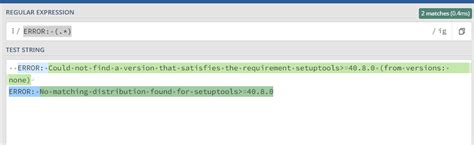 Regex Azure Pipelines Build Quality Checks Error The Expression Is