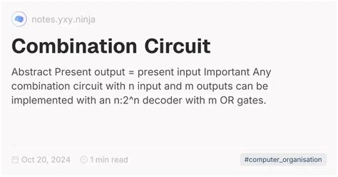 Combination Circuit
