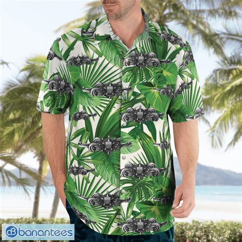 Us Coast Guard Cutter Cutterman Insignia Enlisted Hawaiian Shirt