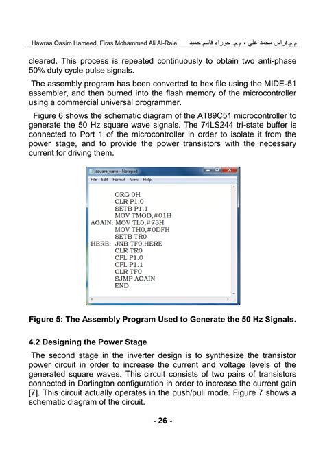 Design And Implementation Of A Microcontroller Based Dcac Inverter Pdf