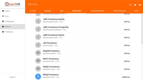 Graph Persistence Services Openhab Community