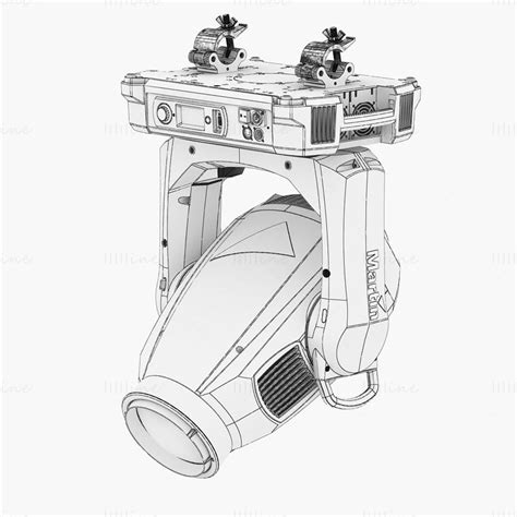 Stage Light 3d Model 2