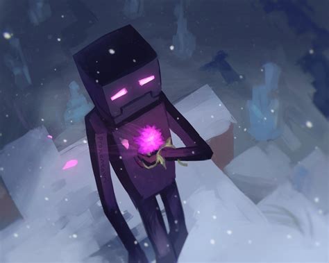 Enderman With Flower At Timothy Jeffords Blog