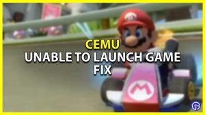 How To Fix Cemu Unable To Launch Game Error Gamer Tweak