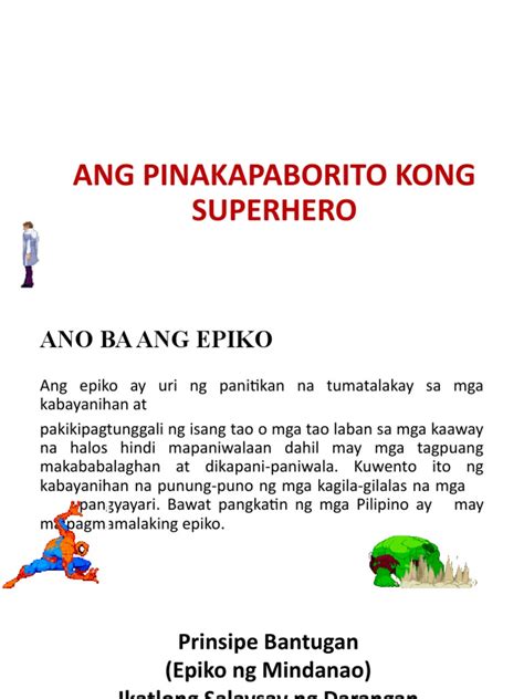 Paborito Kong Superhero Pdf