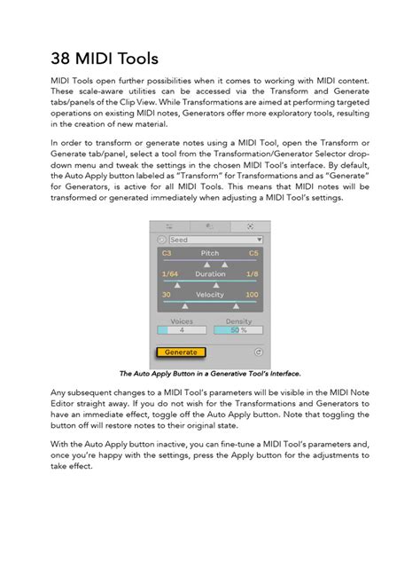 38 Midi Tools Pdf Elements Of Music Music Theory