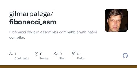 GitHub Gilmarpalega Fibonacci Asm Fibonacci Code In Assembler