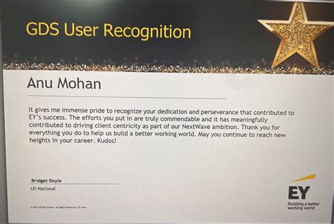 I Am Absolutely Thrilled To Announce That I Have Been Recognised For My… Anu Mohan
