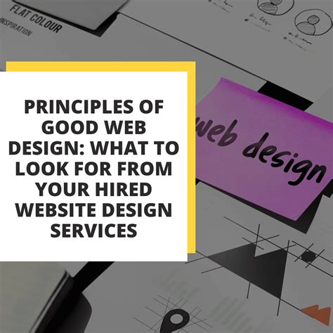 Principles Of Good Web Design What To Look For In Website