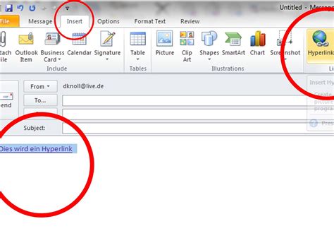 create outlook email script portrue